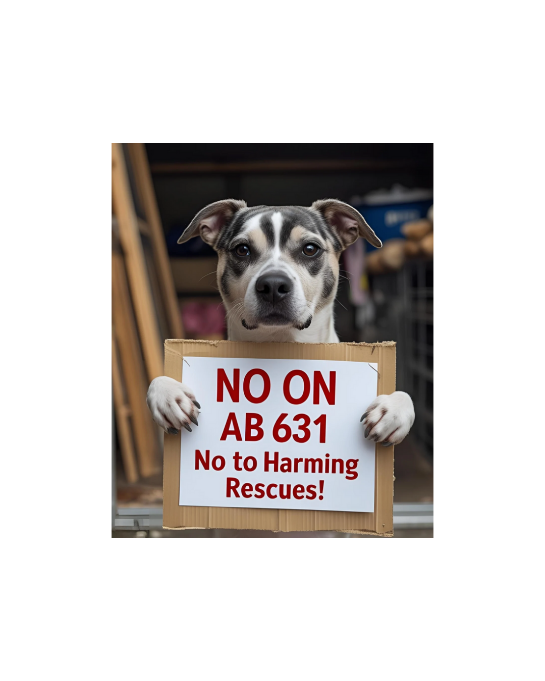 AB 631 HARMS ANIMAL RESCUES!! | Fix Our Shelters